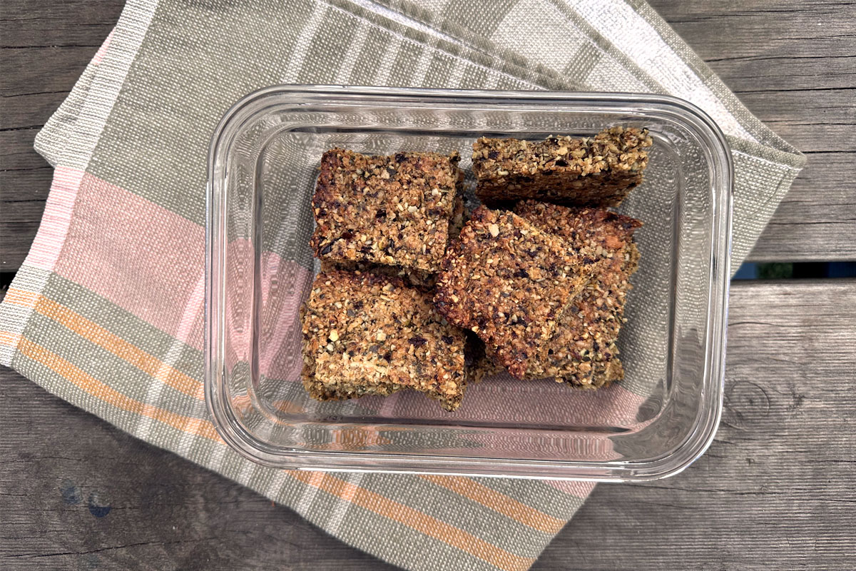 October – Hemp & Pumpkin Seed Slice – Fawkner Wholefoods Collective